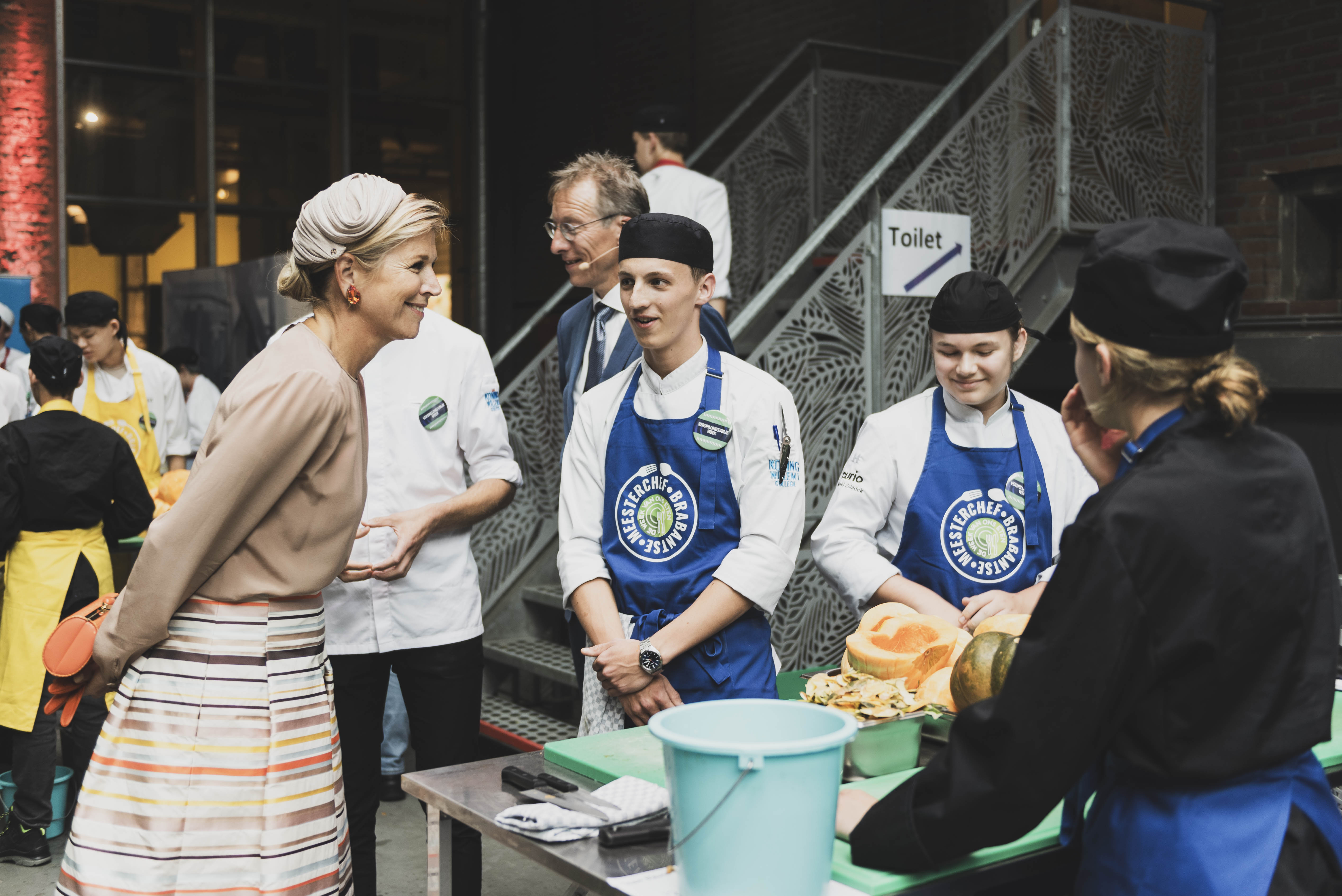 Studenten KW1C in gesprek met Koningin Máxima over duurzaam koken ...